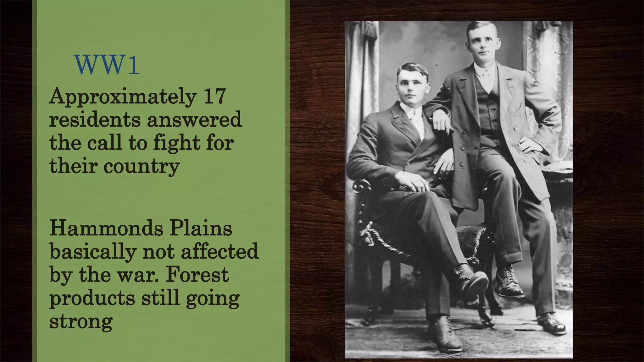 History of Hammonds Plains | PPT