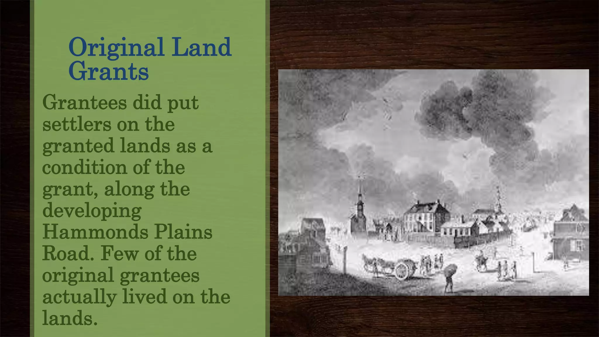 History of Hammonds Plains | PPT