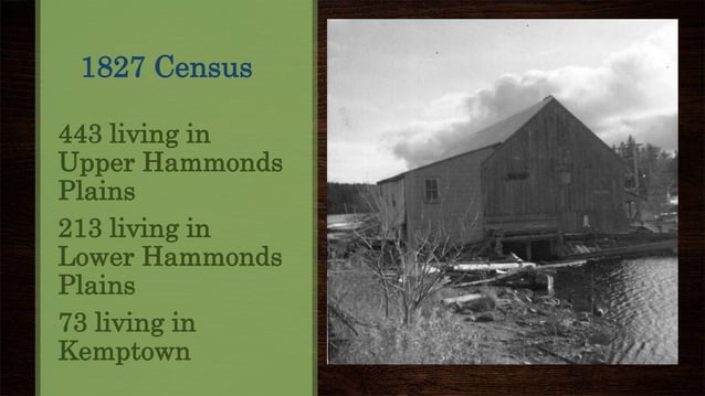 History of Hammonds Plains | PPT