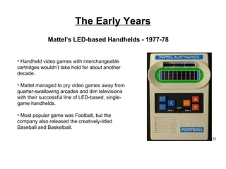 History Of Handheld Video Game Consoles | PPT