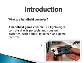 History of hand held video games | PPT