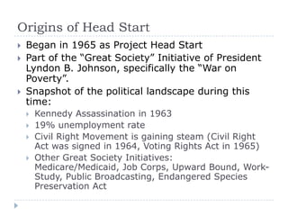 History of Head Start | PPTX