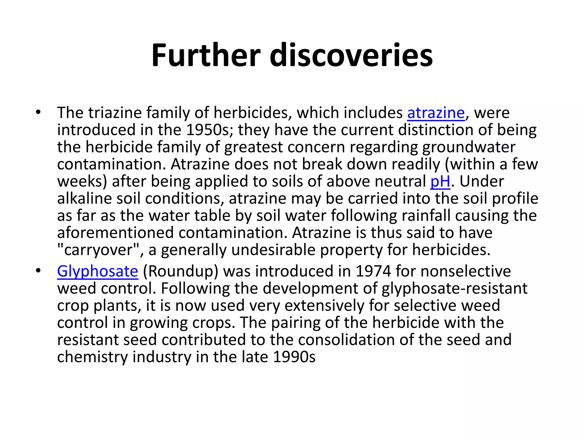 History of herbicide | PPTX