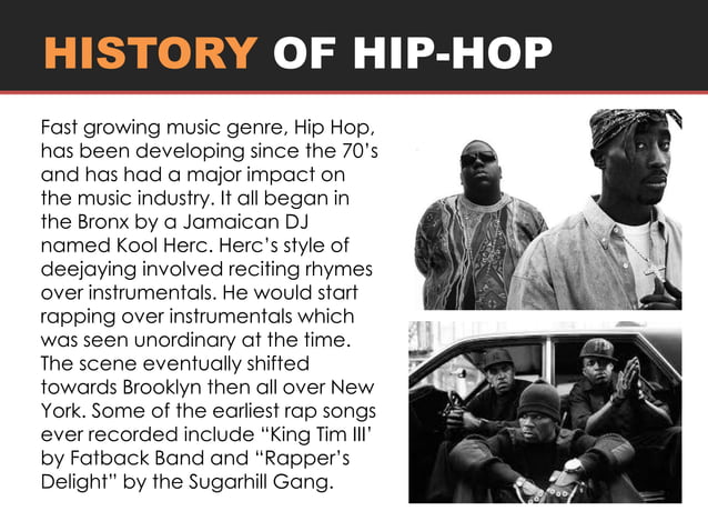 History of Hip-Hop | PPTX | Hip Hop Music | Music