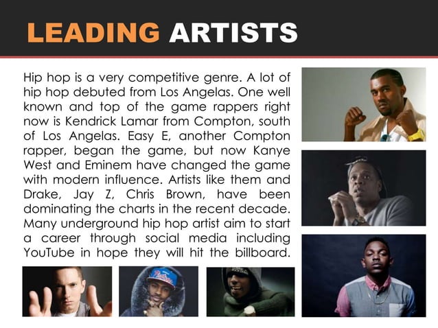 History of Hip-Hop | PPTX | Hip Hop Music | Music