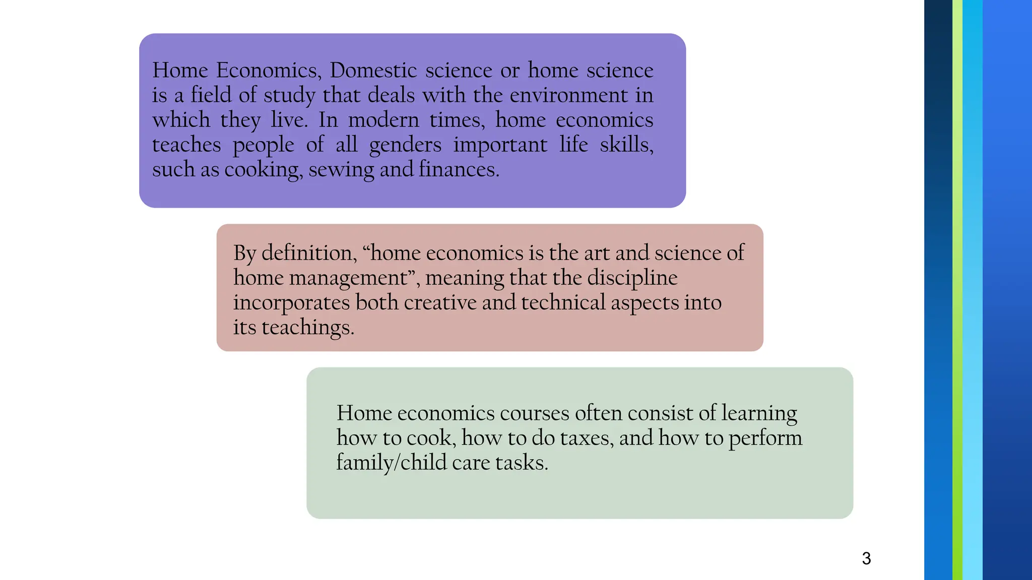 HISTORY OF HOME ECONOMICS literacy .pptx