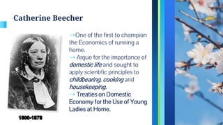 HISTORY OF HOME ECONOMICS literacy .pptx