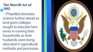 HISTORY OF HOME ECONOMICS literacy .pptx