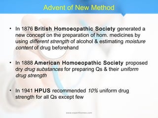 History of homeopathy | PPT