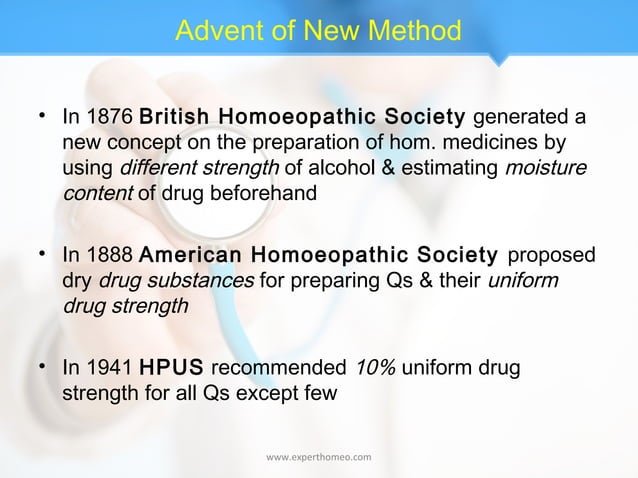 History of homeopathy | PPT