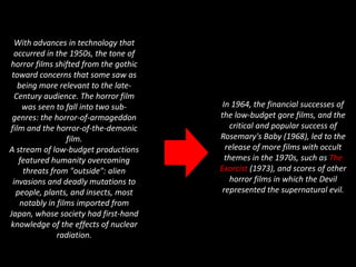 History of horror | PPTX
