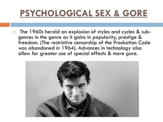 History of horror | PPT