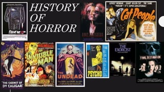 History of Horror | PPT