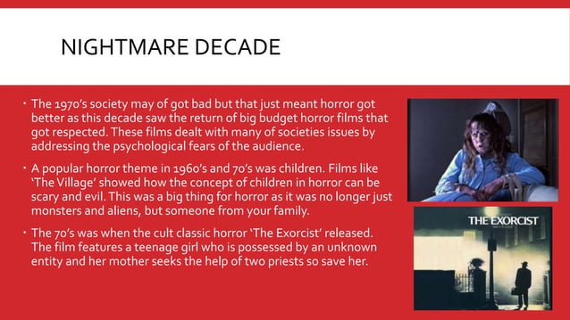 History of horror | PPT