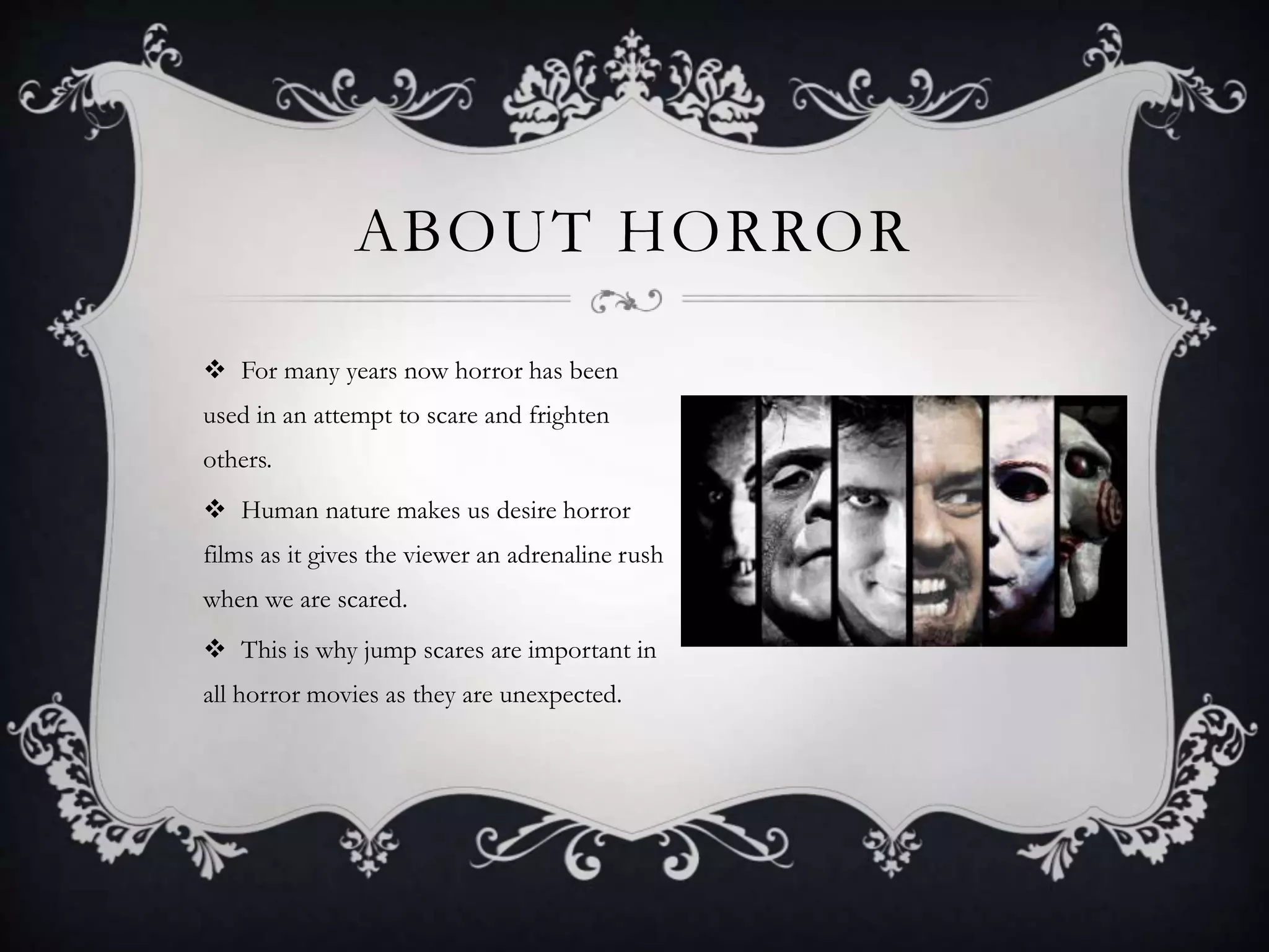 History of horror | PPTX