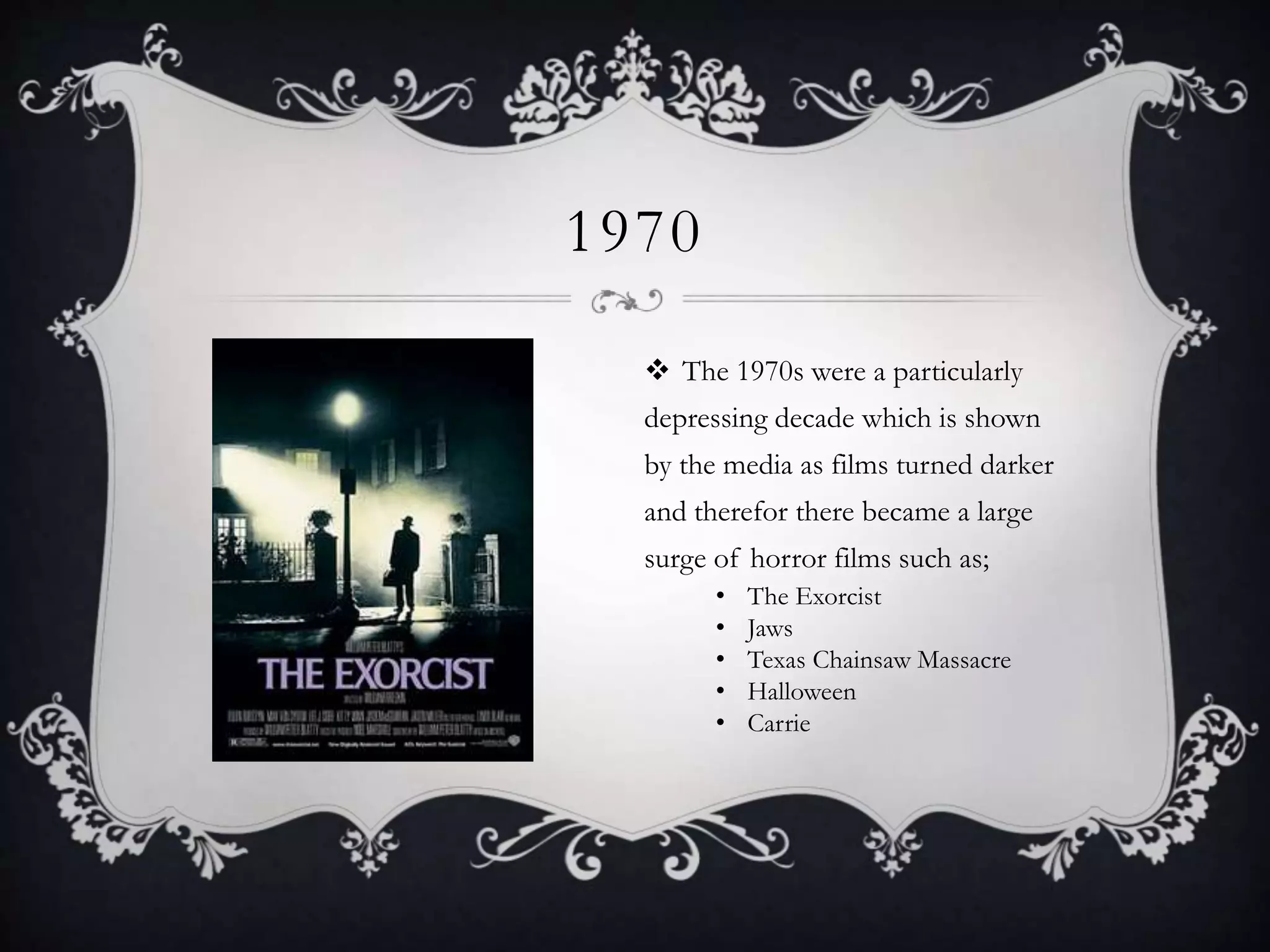 History of horror | PPTX