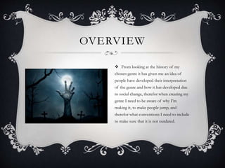 History of horror | PPT