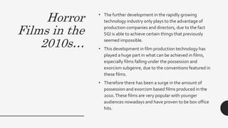 History of Horror | PPTX