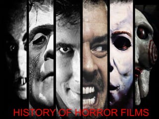 History of Horror Films in 40 Characters | PPT
