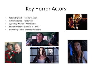 History of horrors | PPT