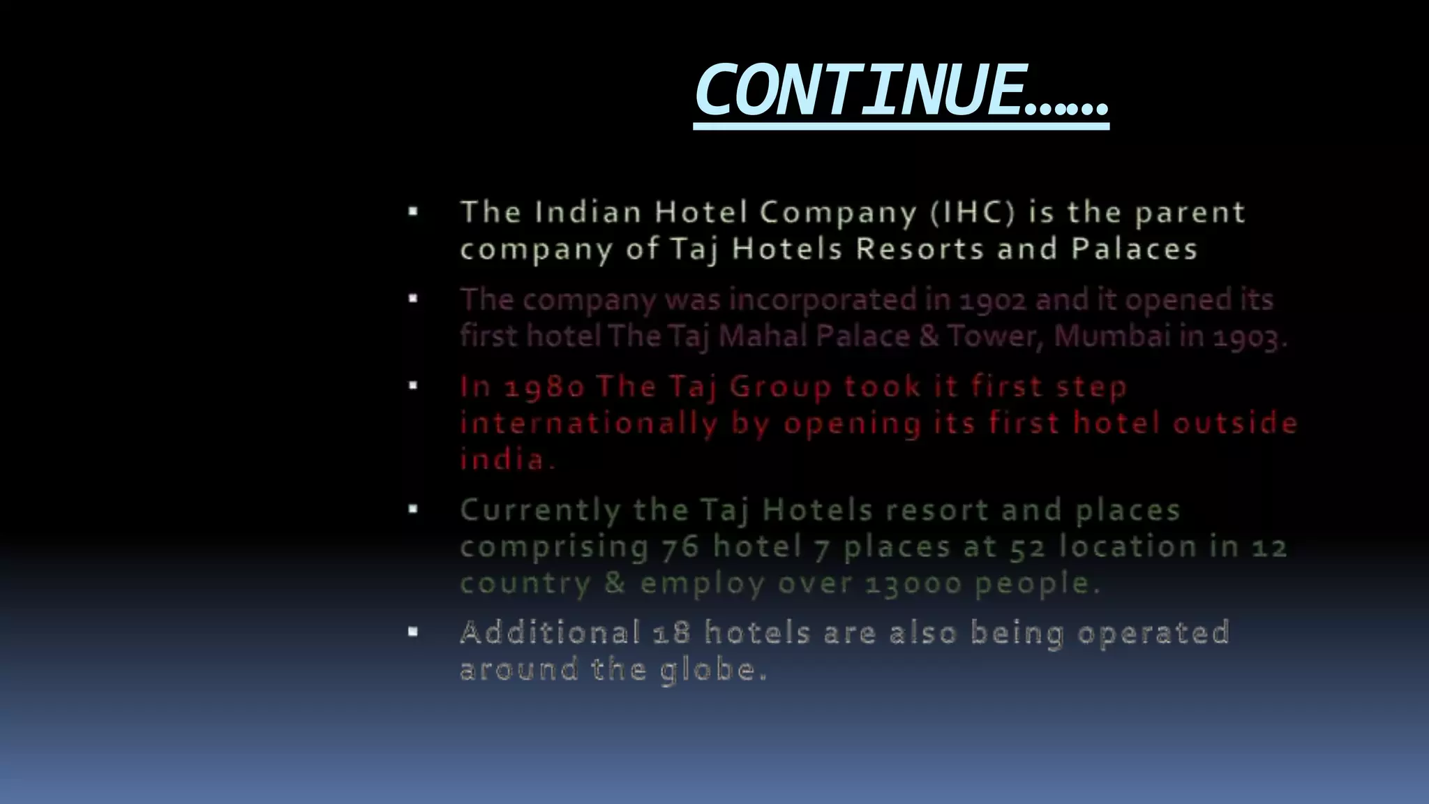 History of hotel industry | PPTX