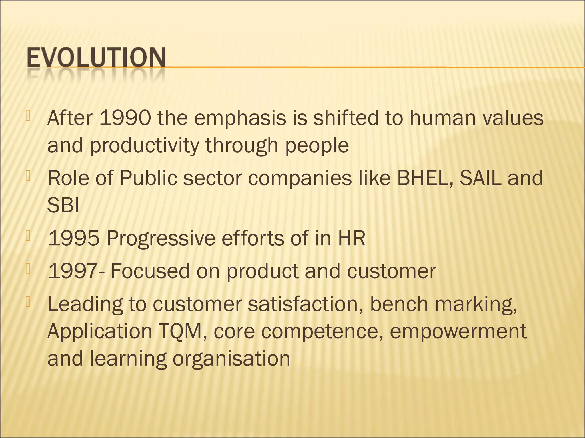 History of hrm | PPT