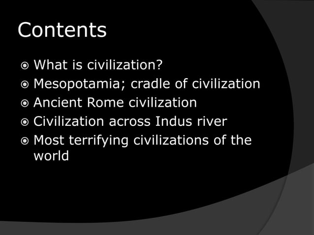 History of human civilization | PPTX | Geography | Science