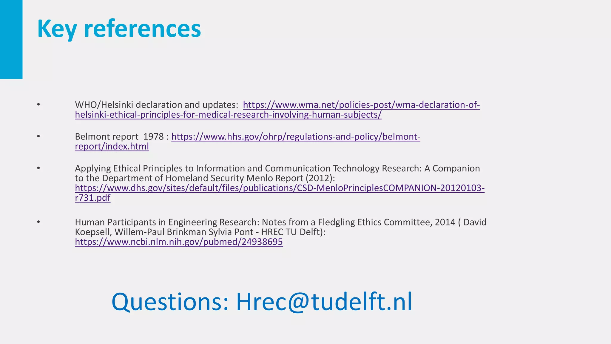 History of human research ethics | PPTX