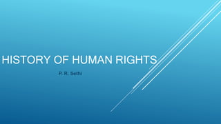 History of Human Rights | PPTX