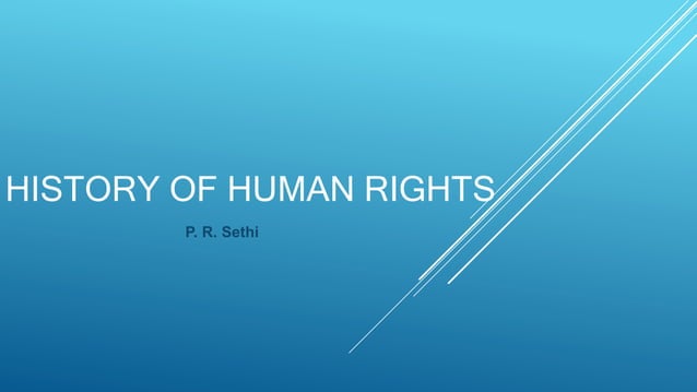 History of Human Rights | PPTX