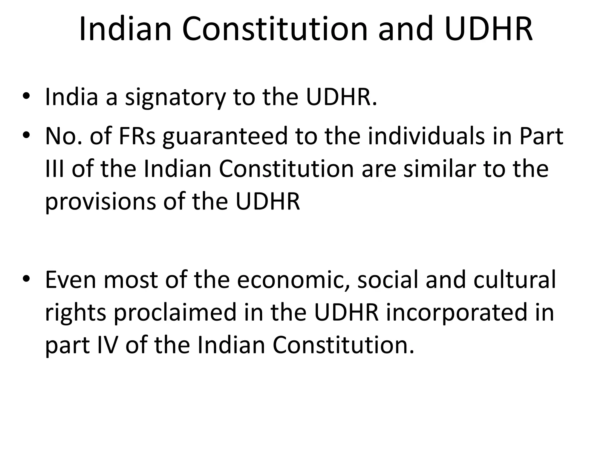 History of human rights, UDHR, ICCPR & ICESCR | PPTX