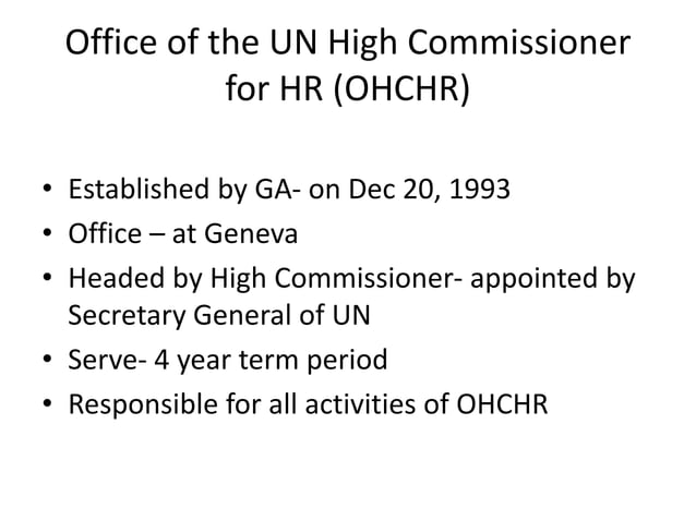 History of human rights, UDHR, ICCPR & ICESCR | PPTX