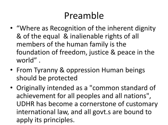 History of human rights, UDHR, ICCPR & ICESCR | PPTX