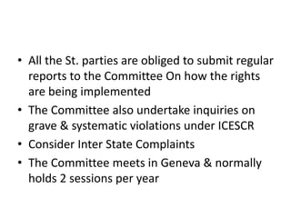 History of human rights, UDHR, ICCPR & ICESCR | PPTX