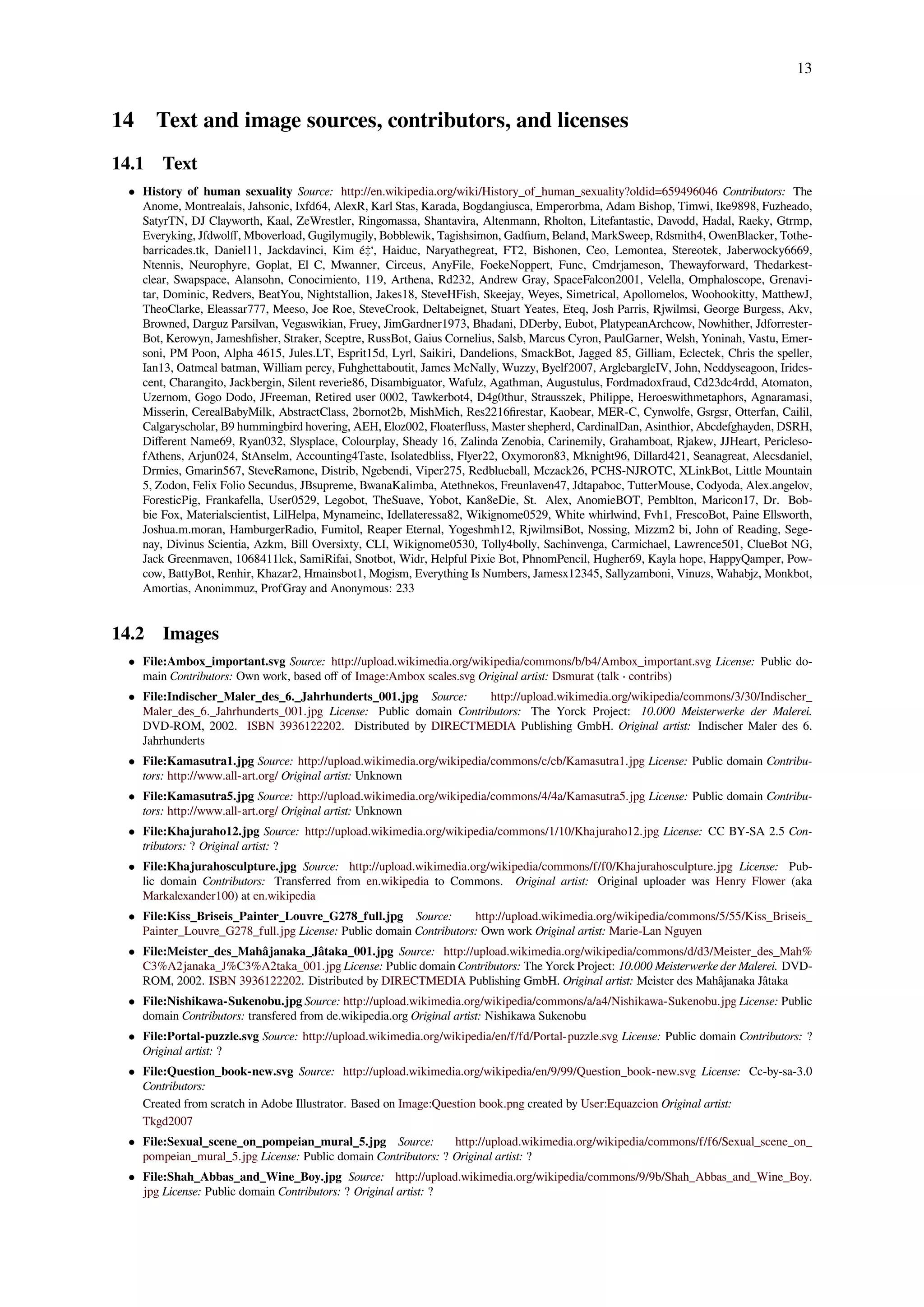 HISTORY OF HUMAN SEXUALITY | PDF