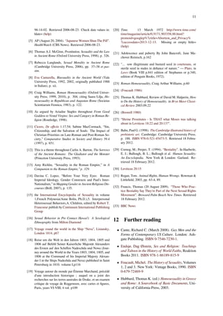 HISTORY OF HUMAN SEXUALITY | PDF