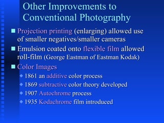 History of Imaging | PPT | Photography | Arts and Crafts