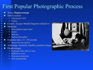 History of Imaging | PPT | Photography | Arts and Crafts