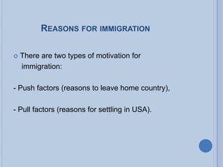 History of immigration | PPTX