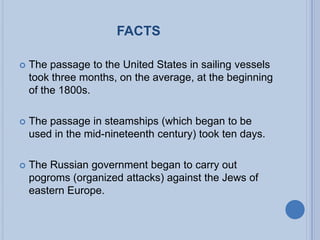 History of immigration | PPTX