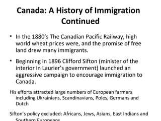 History of immigration | PPT