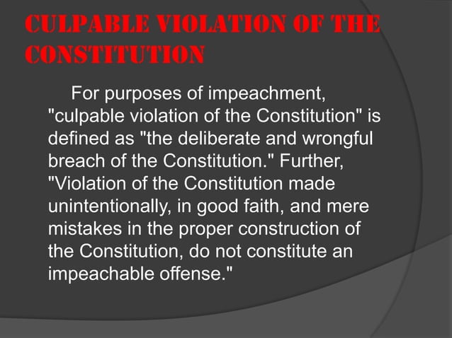 History of impeachment | PPT