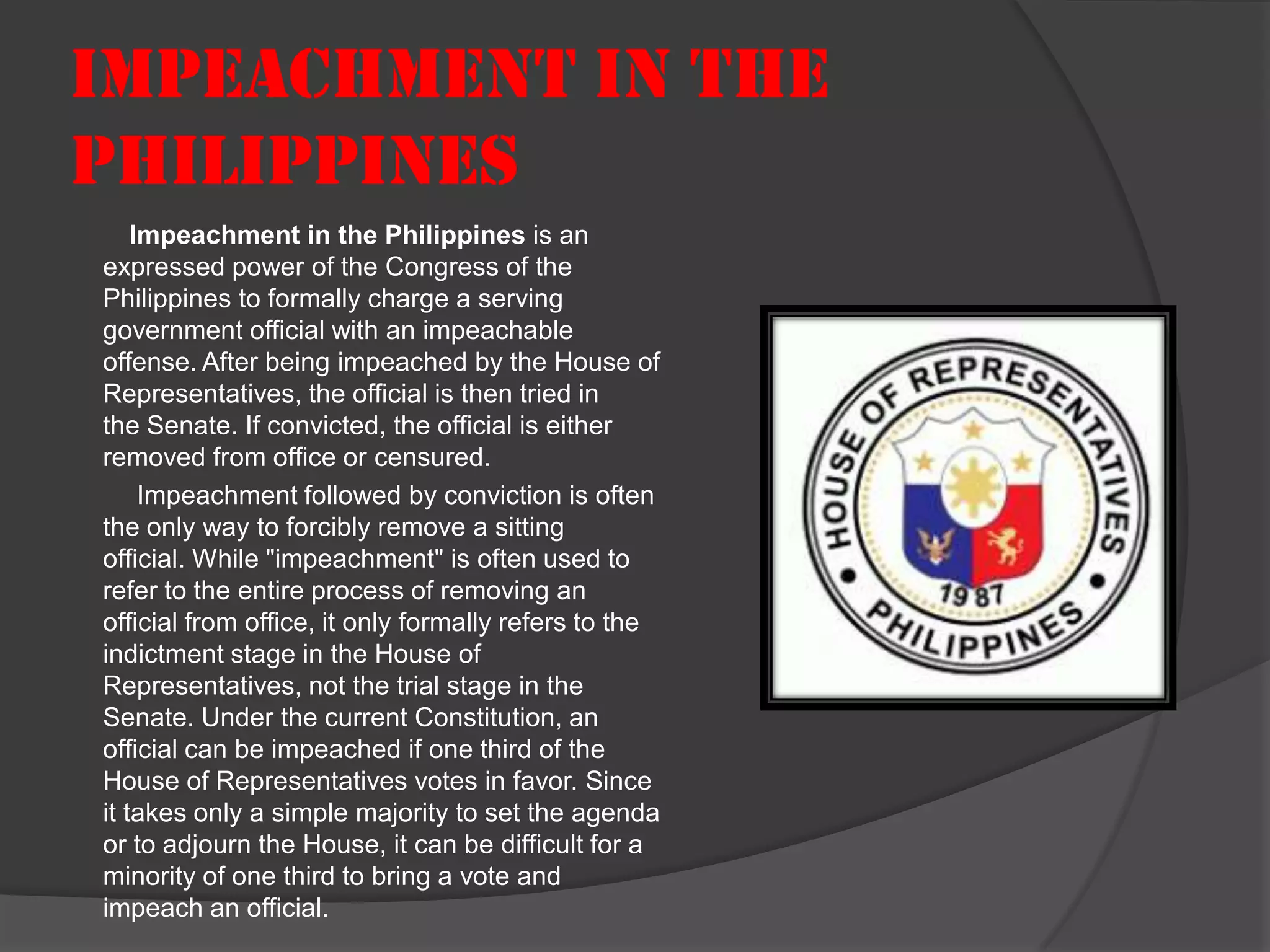 History of Impeachment | PPTX