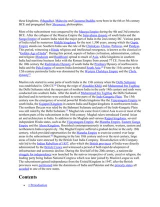 History of india | DOC