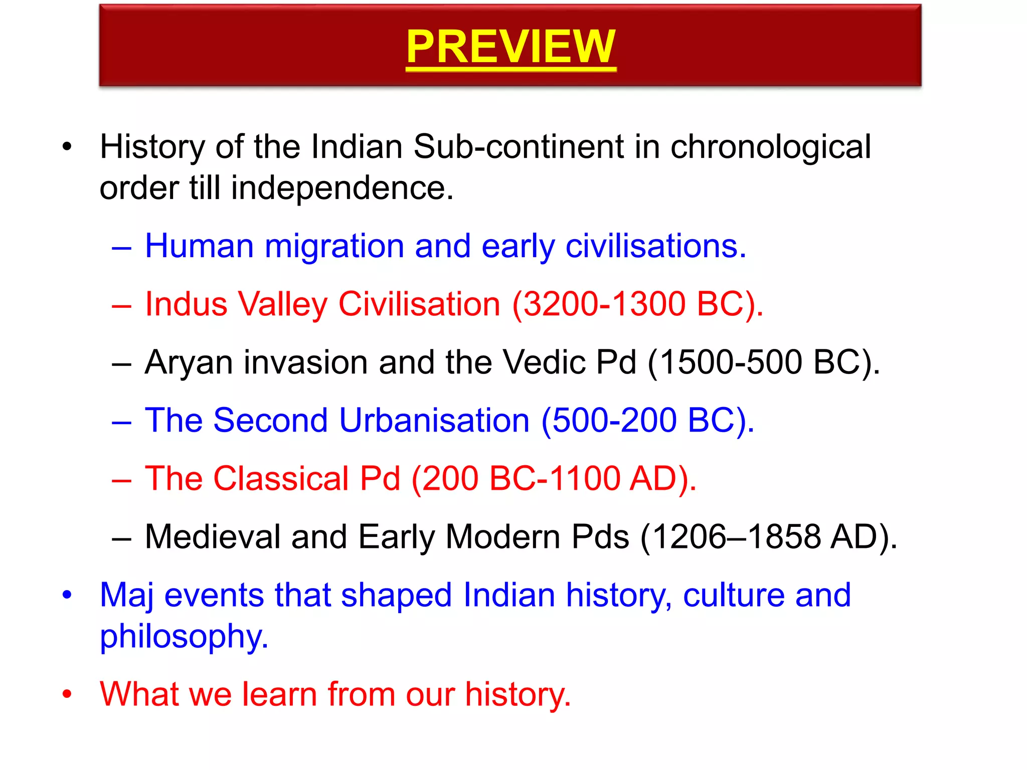 History of india | PPTX