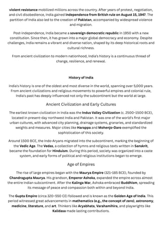 History of India and Indian National Importance.pdf