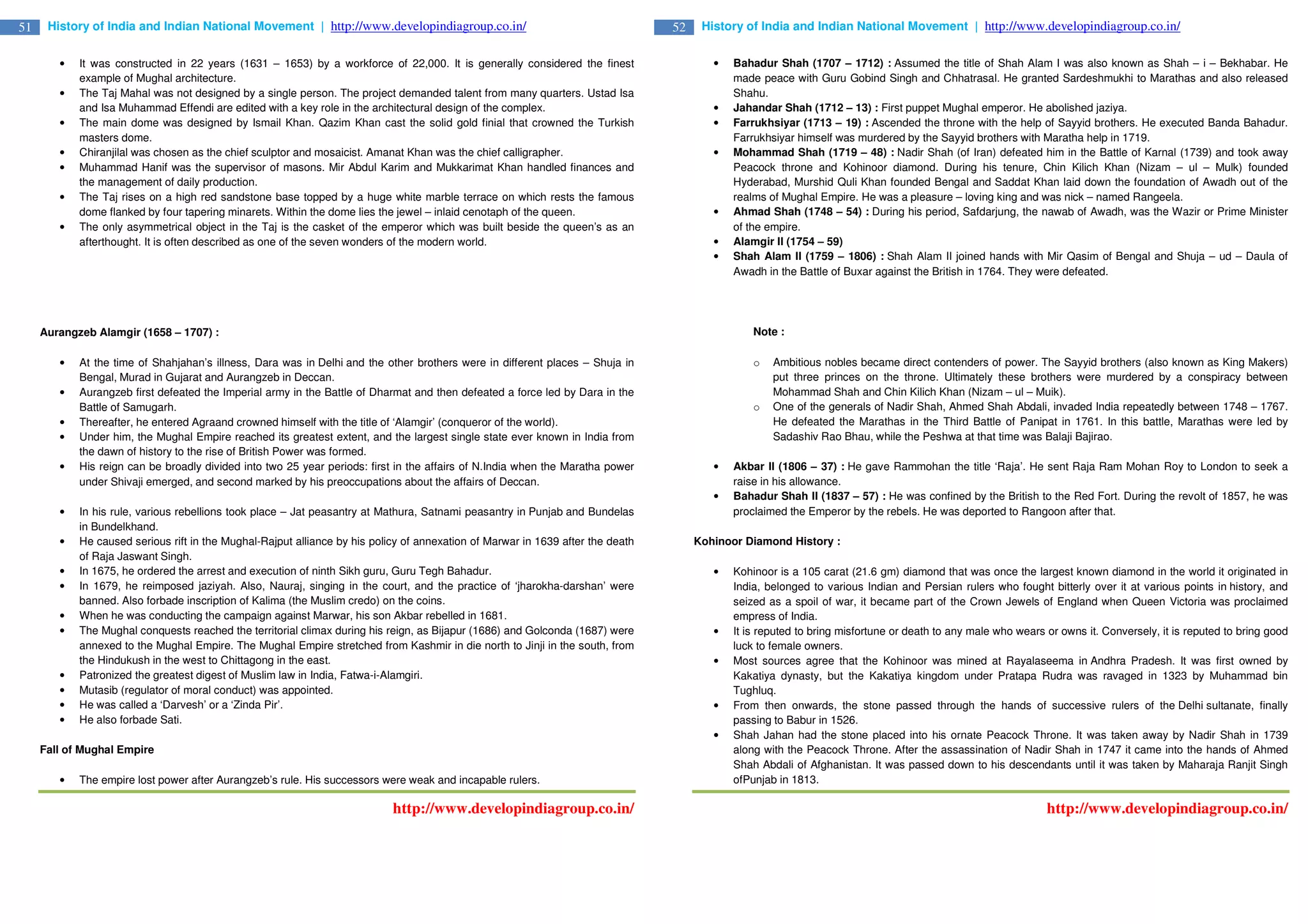 History of india and indian national movement | PDF