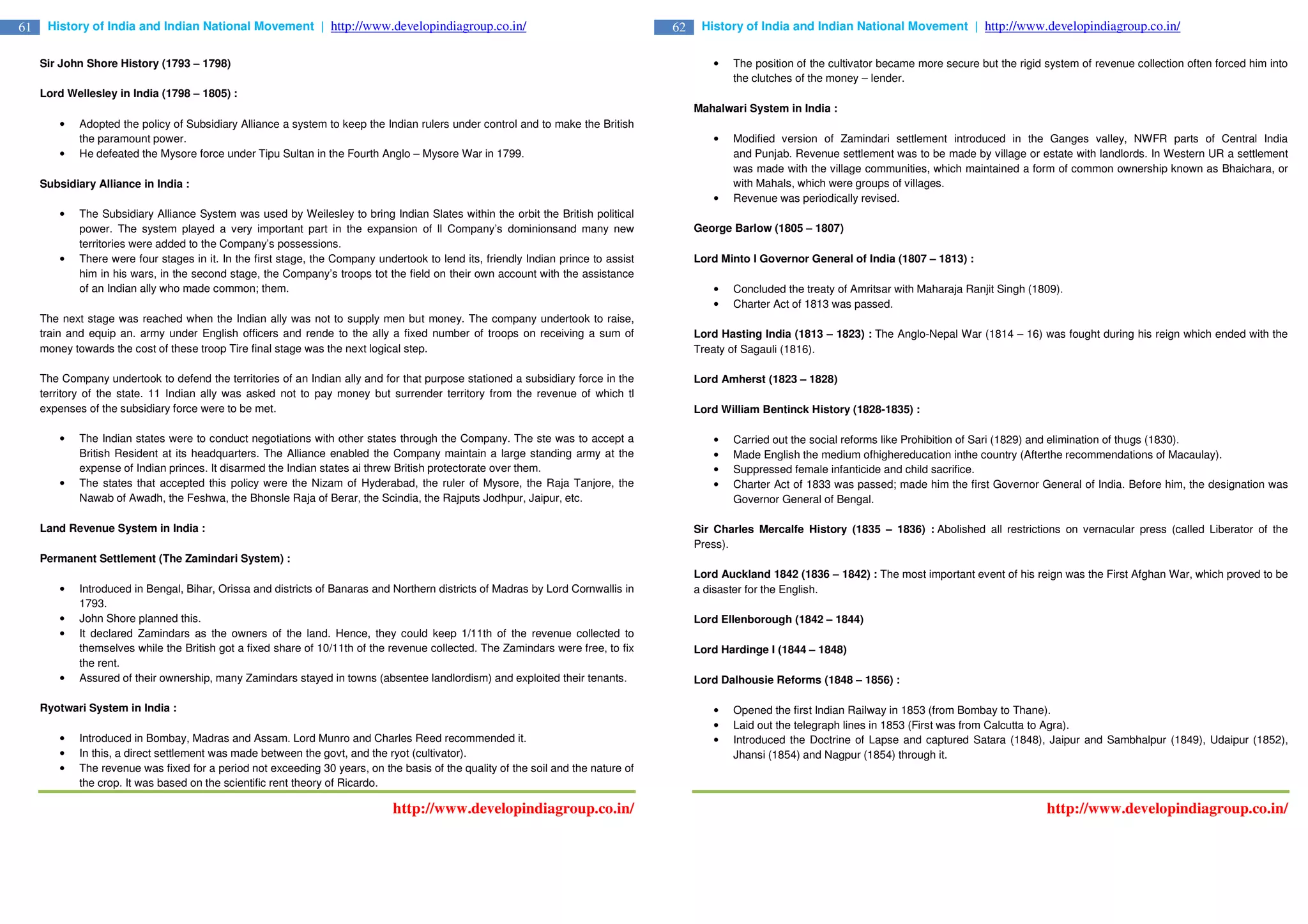 History of india and indian national movement | PDF