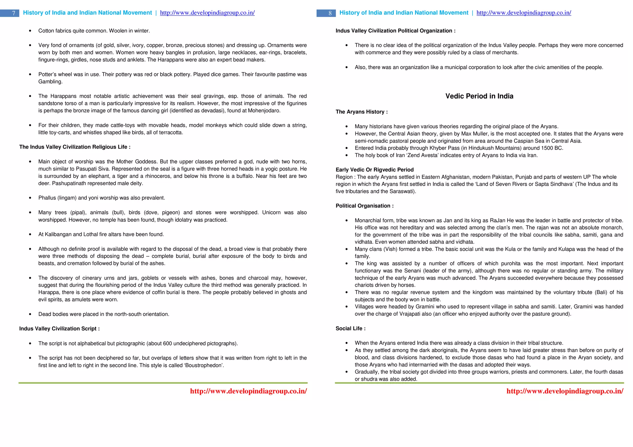 History of india and indian national movement | PDF