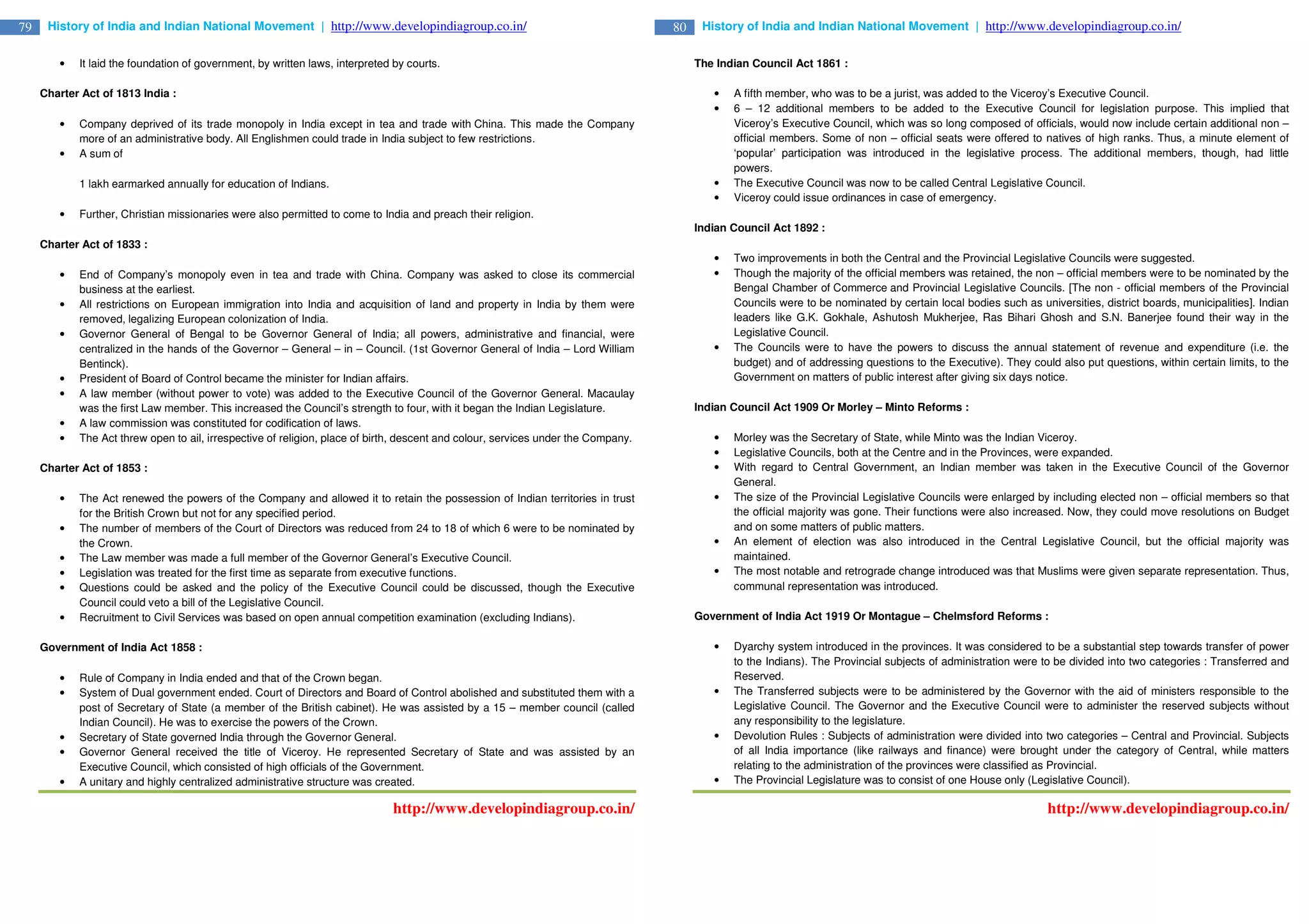 History of india and indian national movement | PDF